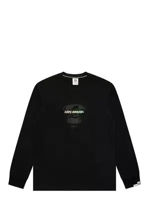 AAPE BY *A BATHING APE® Long-sleeved T-shirt - Black