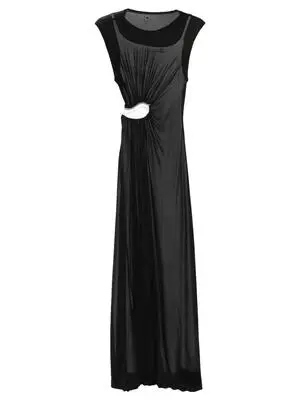 Christopher Esber Cut-out Draped Maxi Dress - Black