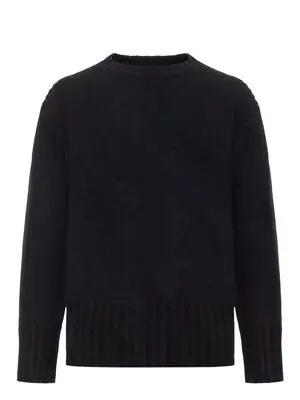 JIL SANDER Ribbed-cuff Cashmere Sweater - Black