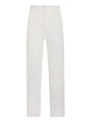 Dolce & Gabbana Lace-detailing Trousers - White
