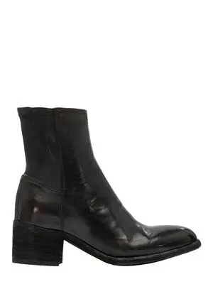 Officine Creative 55mm Zip-detail Leather Boots - Black