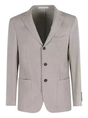 Eleventy Three-button Patch-pocket Blazer - Neutrals
