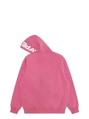 AAPE BY *A BATHING APE® Logo-detail Zip-up Hoodie - Pink