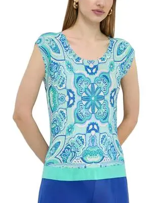 Luisa Spagnoli Paisley-print Top - Blue