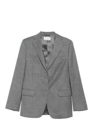 Officine Générale Button-fastening Single-breasted Blazer - Grey