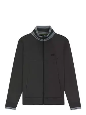 BOSS Paneled Zip-Up Track Jacket