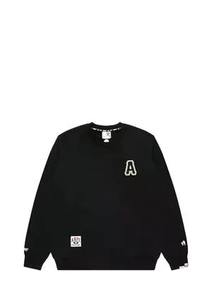 AAPE BY *A BATHING APE® Athletic-logo Sweatshirt - Black