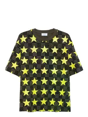 Off-White Stars Ao Skate T-shirt - Green