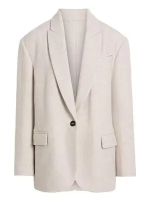 BRUNELLO CUCINELLI Cashmere And Cotton-Blend Blazer