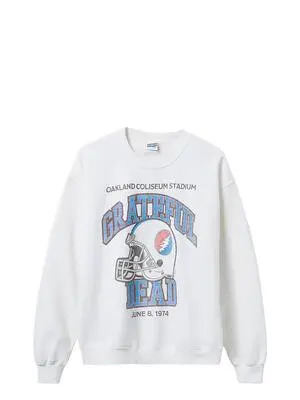 Junk Food Clothing Grateful Dead Flea Market Fleece Sweatshirt - White