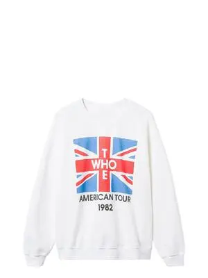 Junk Food Clothing The Who American Tour 1982 Fleece Sweatshirt - White