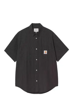 CARHARTT WORK IN PROGRESS Textured Logo-patch Shirt