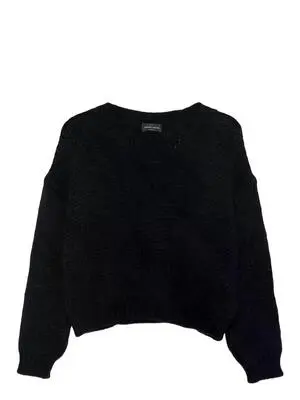 ROBERTO COLLINA V-neck Sweater - Blue