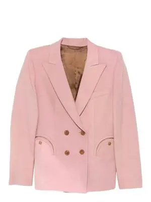BLAZÉ MILANO Double-breasted Blazer With Round Pockets - Pink