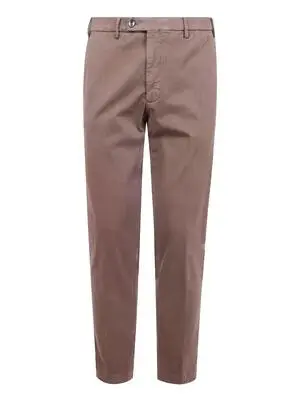 MICHAEL COAL Cotton Trousers 232 Cocoa
