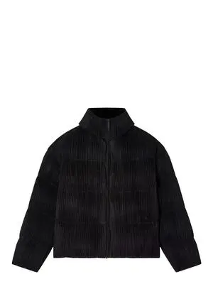 Emporio Armani Pleated Puffer Jacket - Black