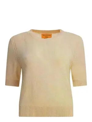 Guest In Residence Cashmere T-shirt - Neutrals