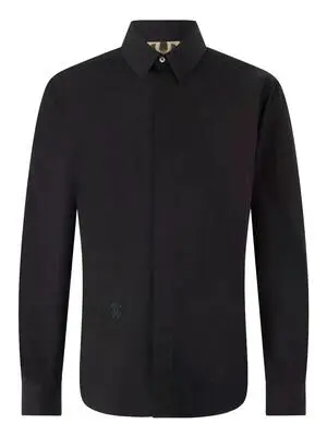 Roberto Cavalli Logo-embroidered Shirt - Black