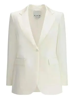 SA SU PHI Andrea Single-button Blazer - White