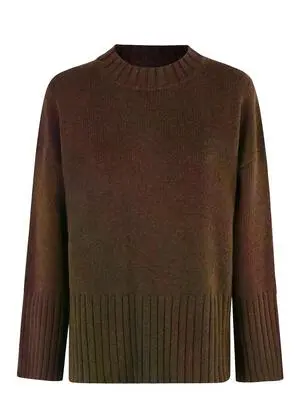 Barbour Ribbed-knit Crew-neck Sweater - Brown