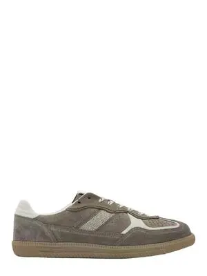 ALOHAS Tb.490 Suede-leather Panel Sneakers - Brown