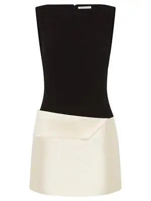 RACHEL GILBERT Rikki Two-Tone Mini Dress