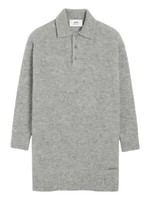 Ami Polo Dress - Grey