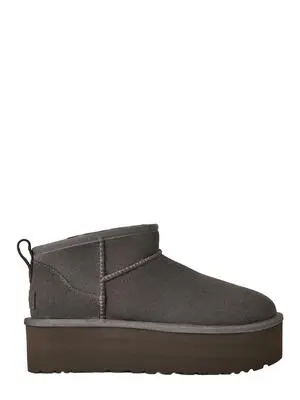 UGG Classic Ultra Mini Platform Boot Charcoal