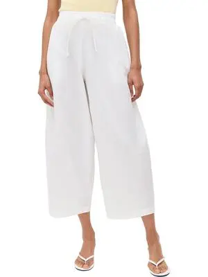 LE BOP Marcela Barrel Pants White