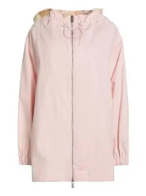 Burberry Light Cotton Overcoat And Trench Coat - Pink
