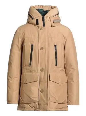 Woolrich Parka In Cotton And Polyamide - Beige