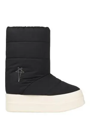 Rick Owens Padded Flatform Boots - Black