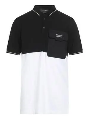 Dolce & Gabbana Polo Shirt Size Cotton - Black