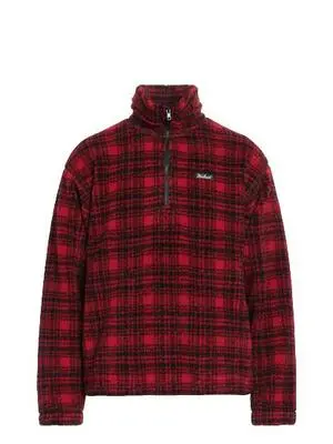 Woolrich Polar Fleece Tartan Sweatshirt - Red