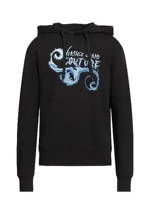 Versace Cotton-blend Fleece Hoodie - Black