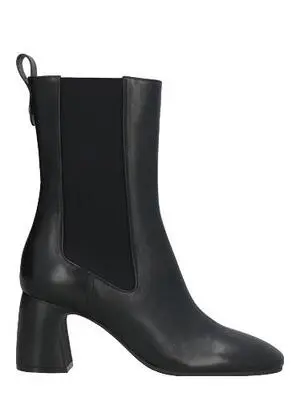 Emporio Armani Ankle Leather Chelsea Boots - Black