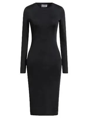 Versace Midi Bodycon Dress - Black