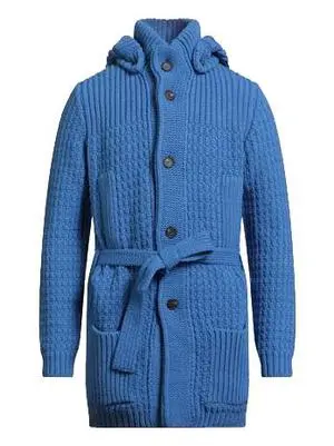 Tagliatore Coat In Wool And Polyamide Blue