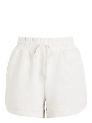 Varley Ollie High-rise Stretch-jersey Shorts - Ivory