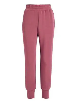 Varley The Slim Cuff 27.5 Stretch-jersey Sweatpants - Dark Pink