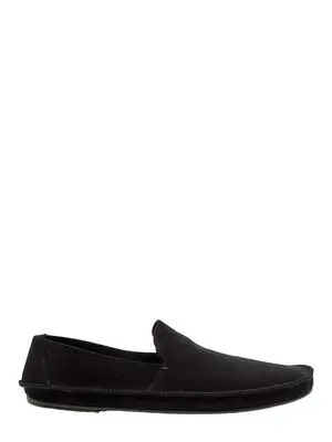 THE ROW Tyler Suede Loafers - Black