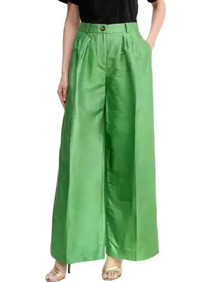 Luisa Spagnoli Pleated Trousers - Green