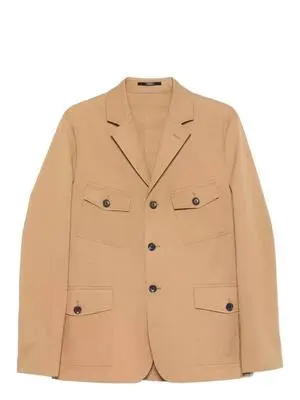 Paul Smith Flap-pocket Single-breasted Blazer - Neutrals