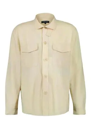 Frescobol Carioca Nuno Long-sleeve Pocket Shirt Jacket - Neutrals