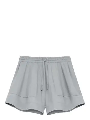 Loewe Cotton Twill Shorts - Grey