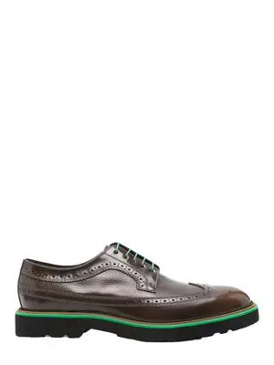 Paul Smith Leather Brogue Derby Shoes - Brown