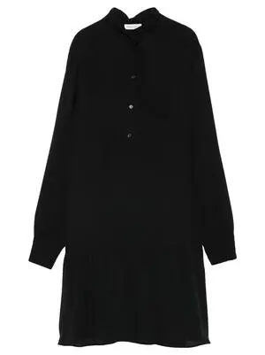 Marc O'polo Button-front Midi Dress - Black