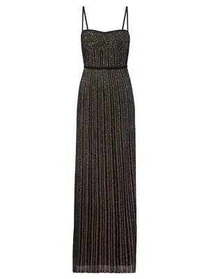 Missoni Lamé Maxi Dress - Brown