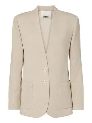 Isabel Marant Étoile Olivia Wool-Blend Jacket Beige