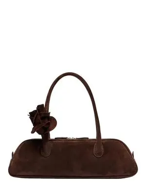 Magda Butrym Brigitte Suede Shoulder Bag - Brown
